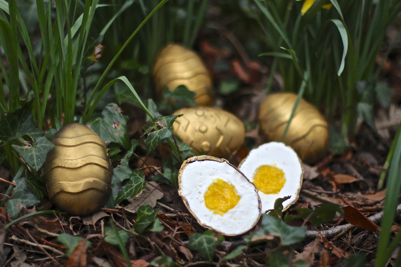 Goose’s Golden Eggs” with a Lemon Marshmallow and Lemon Curd centre.